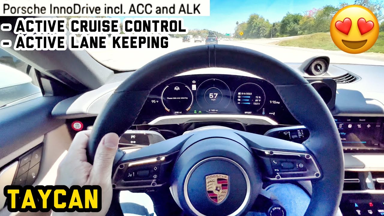 I Tried Taycan's Insane Auto Drive Technology【Porsche12】