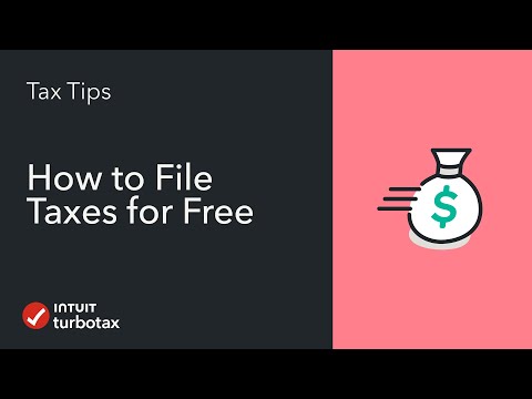How to File Taxes for Free - TurboTax Tax Tip Video