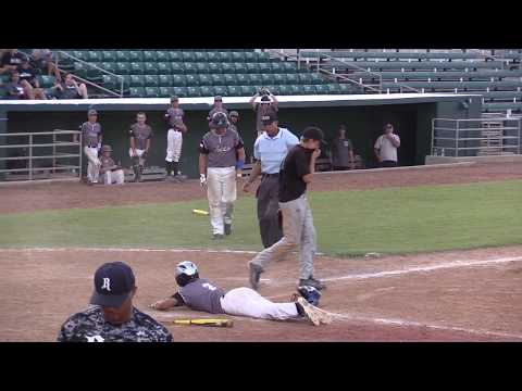 Possibly the longest pickle in baseball