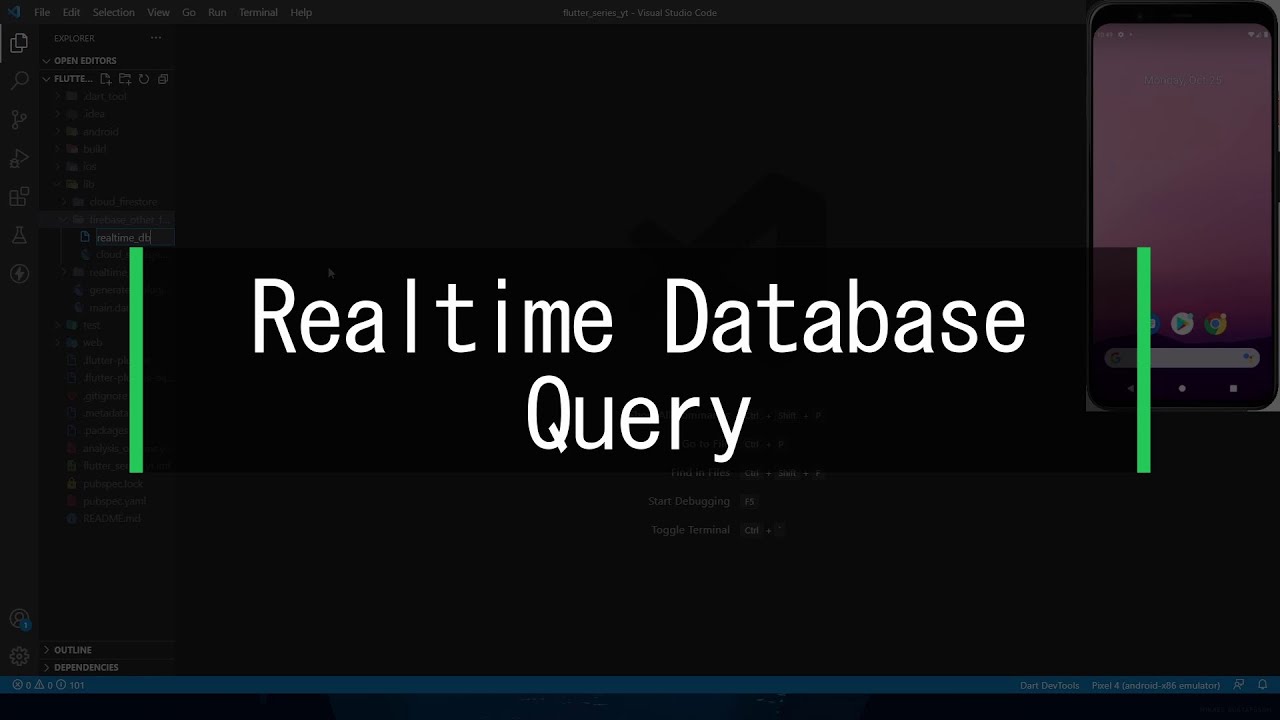 Query Realtime Database  |  Firebase  -  Flutter