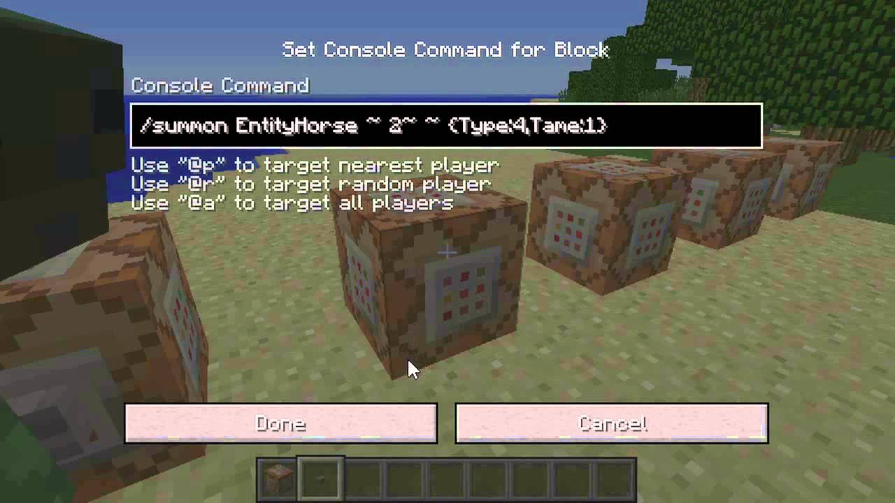 Minecraft: 5 Cool Commands For Command Blocks! (Spawners, ECT)