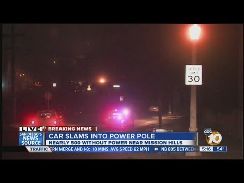 Power outage reported in central San Diego