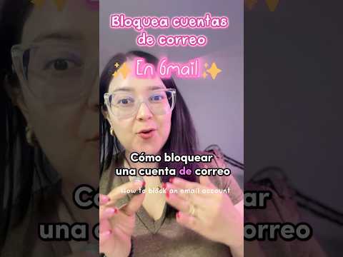 Cómo bloquear una cuenta de correo electrónico y que rebote en Gmail #tutorial