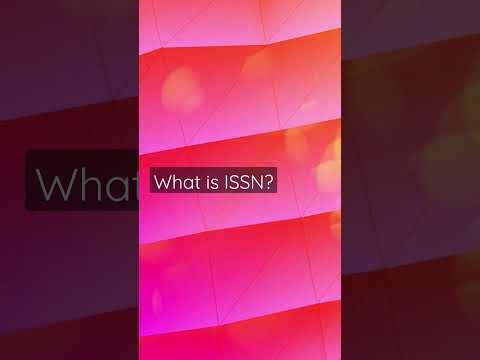 what is ISSN?