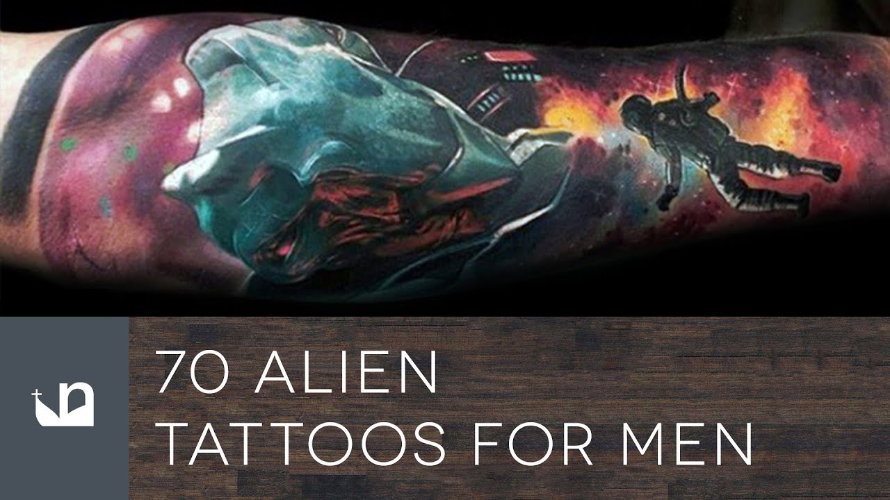 80 Alien Tattoos For Men