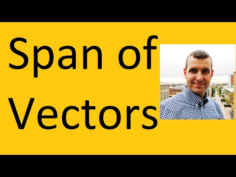 What is the span of vectors?