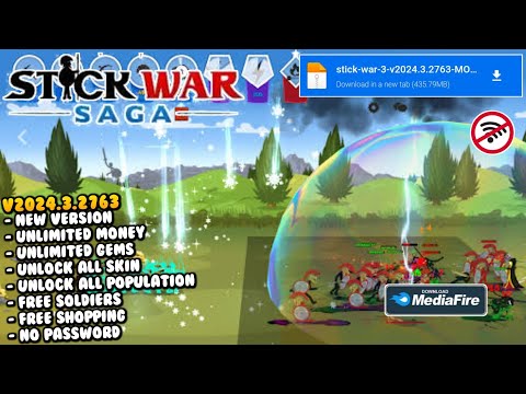 STICK WAR SAGA MOD APK V2024.3.2763 NEW 2024 | Unlimited Money And Gems Latest Version