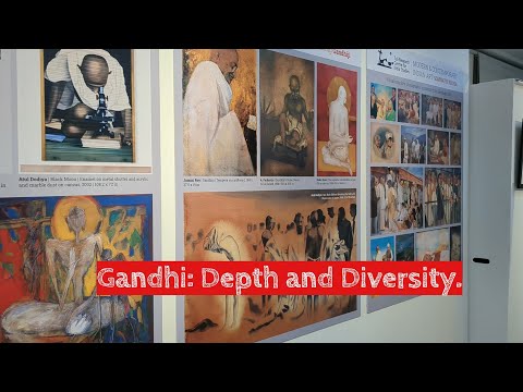 Gandhi: Depth and Diversity, new exhibition at India habitat centre.