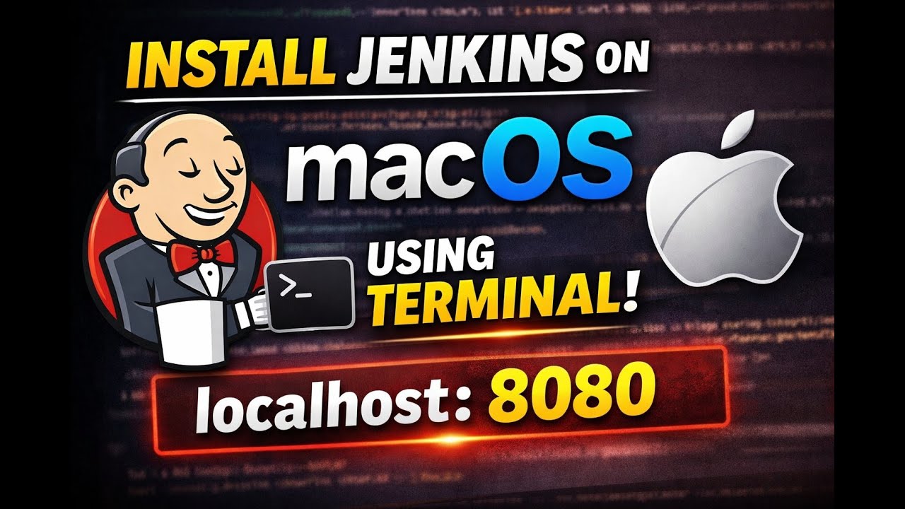 How to Install Jenkins on macOS Using Terminal | Jenkins on localhost:8080