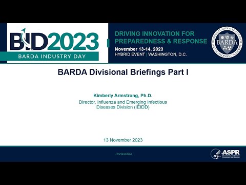 Influenza and Emerging Infectious Diseases Division Briefing