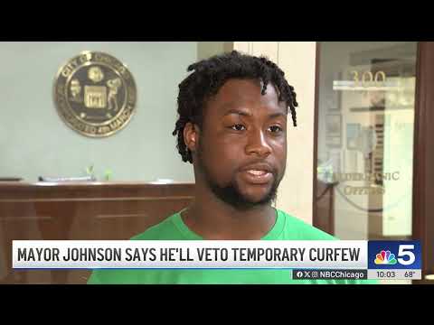 Mayor Johnson indicates he'll veto teen curfew ordinance