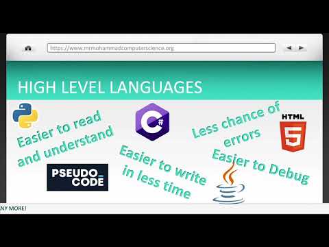 High vs low Level Languages