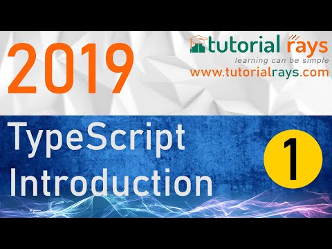 Learn 1 TypeScript Introduction and Installation 2019 Tutorial Rays | By Umar Rahman - Mind Luster