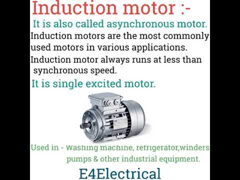 What is Induction motor or Asynchronous motor?#shorts #viral #youtube #youtubeshorts #induction