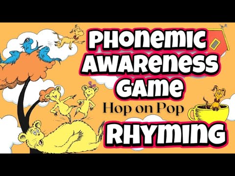 📕 Hop on Pop Rhyming Game 📕 | Brain Break | Phonemic Awareness | GoNoodle