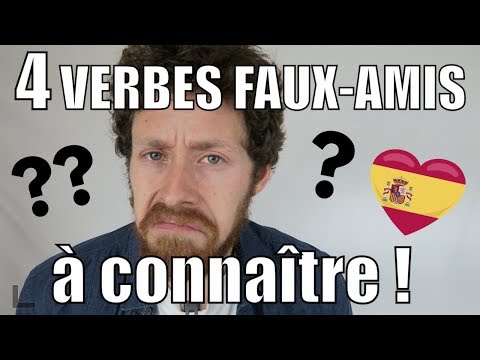 4 VERBES que tu utilises MAL en Espagnol 🇪🇸(faux-amis)