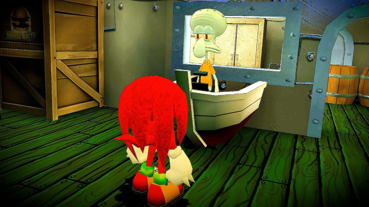 Knuckles at a Job Interview