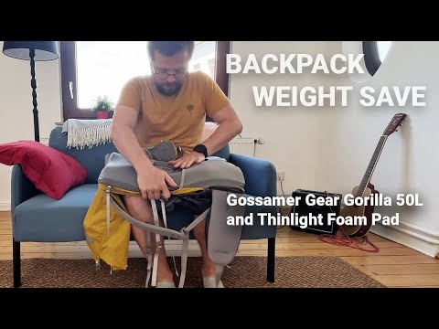 Maximize Your Backpack Space: Fitting the Gossamer Gear Thinlight Foam Pad into Gorilla 50 Backpack