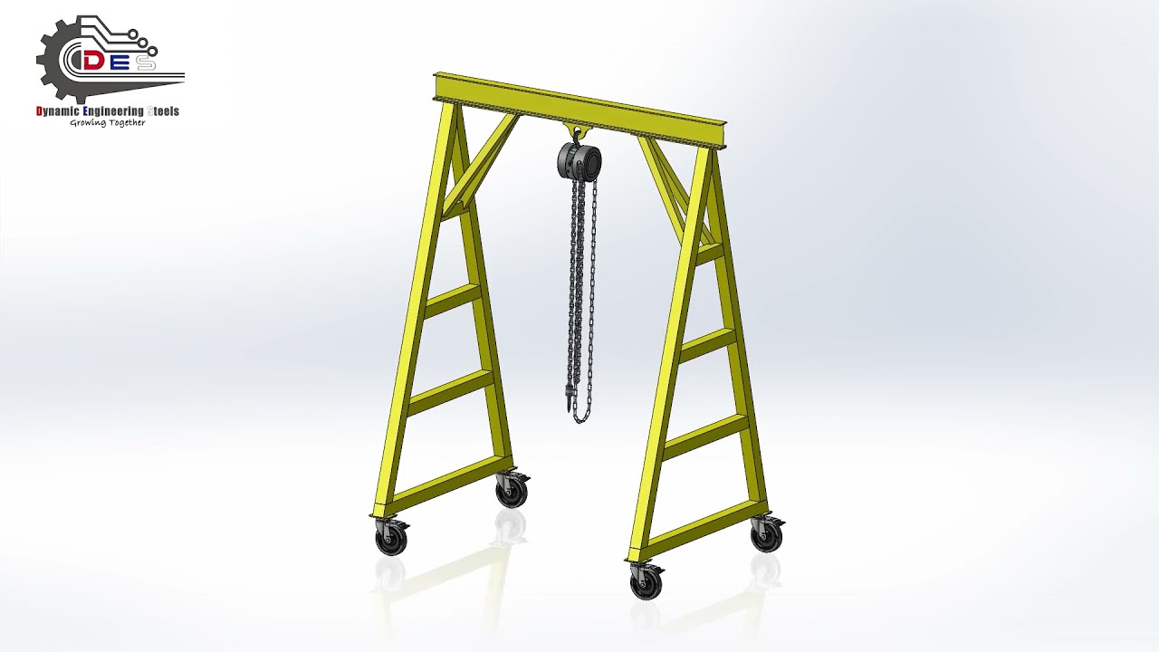 Mobile Crane - 3D Model