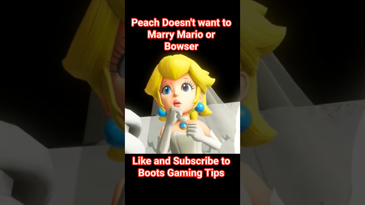 Princess Peach Doesn't Want to Marry Mario or Bowser #supermarioodyssey #supermario #bootsgamingtips