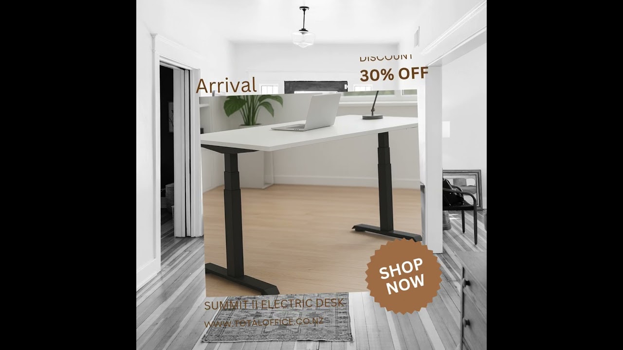 Stylish & Functional Desk for Your Workspace | Total Office NZ #workspaceupgrade #officedesign