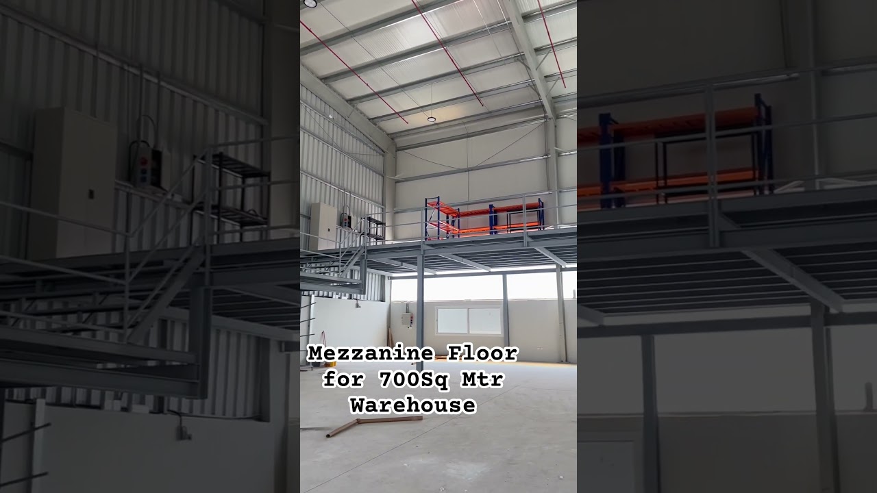 Mezzanine Floor for 700Sq Meter Warehouse #steel #mezzanine #floor #warehouse #usa #bolt #strong