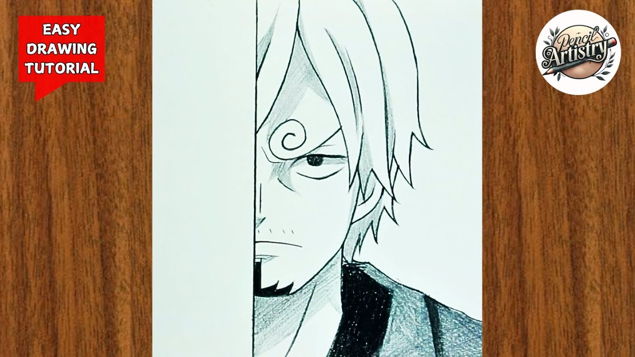 🔥🎨 How to draw Sanji - [One Piece] step by step || How to draw anime || Easy drawing for beginners