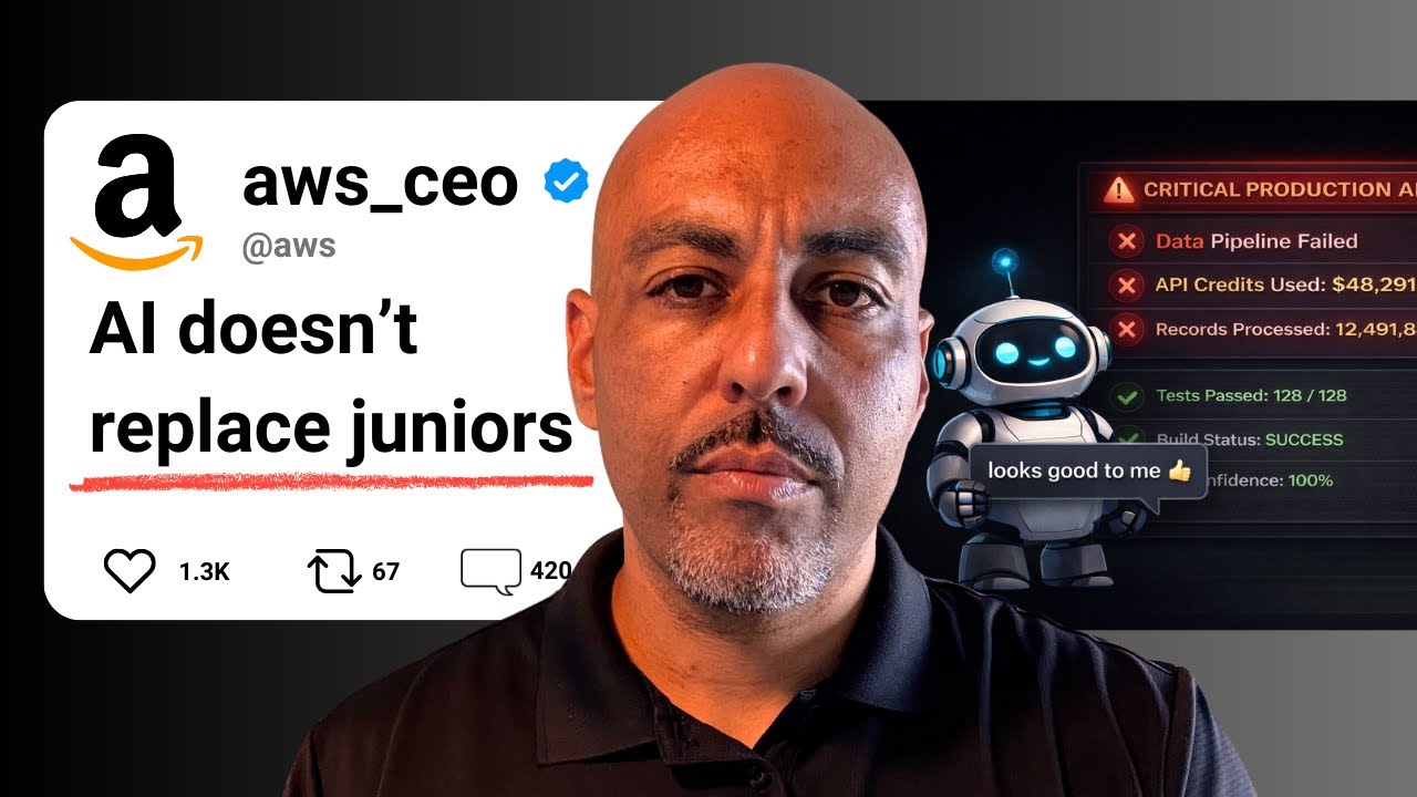 AI doesn't replace the worst junior developer