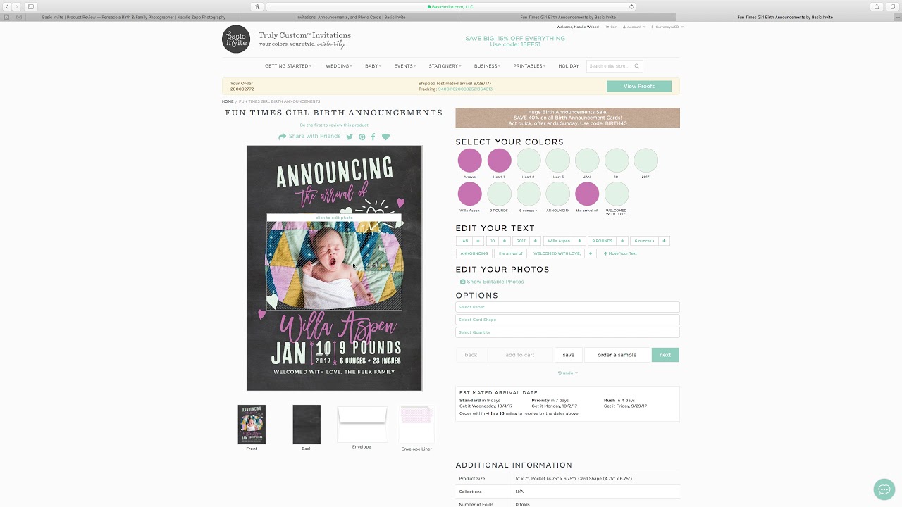 Customizing with Basic Invite