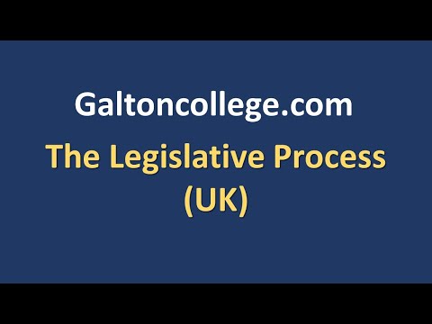 The Legislative Process (UK)