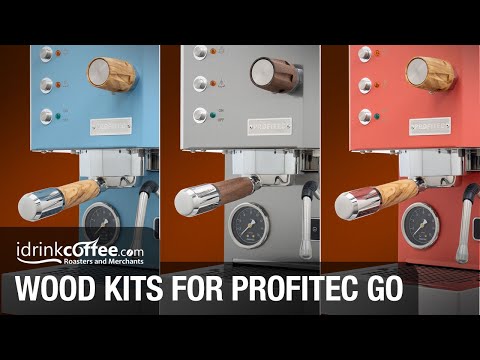 Brewspire Wood Accent Kit for Profitec Go - Walnut | iDrinkCoffee.com ...