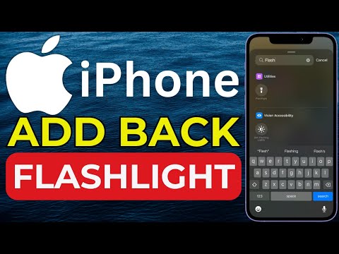 How To Fix Flashlight Missing in iPhone Control Center | Step-by-Step (2025)