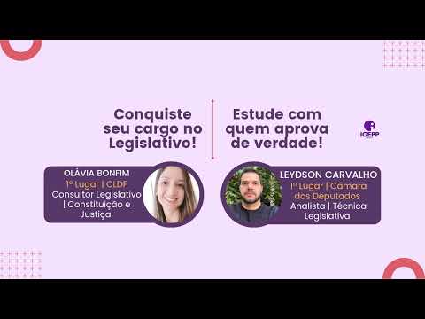 Curso com Pós-Graduação | Câmara dos Deputados | Senado Federal | CLDF | outras Casas Legislativas