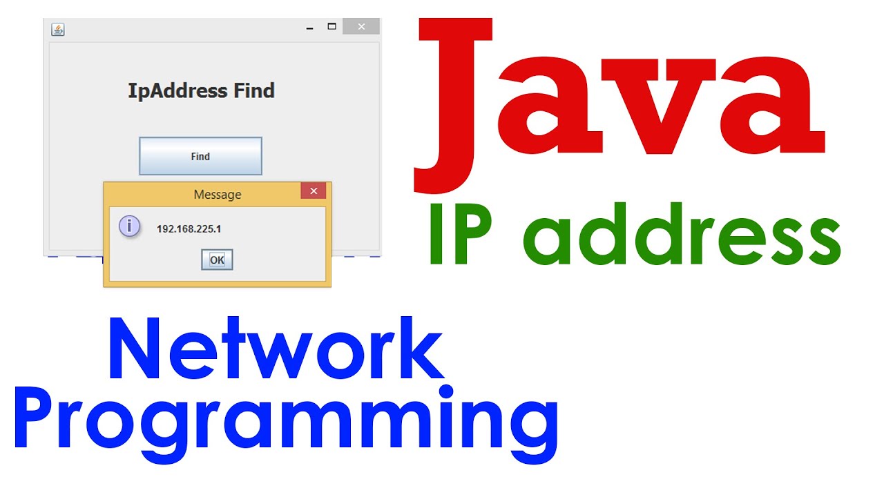 IP address Find in Java || Java Network Programming