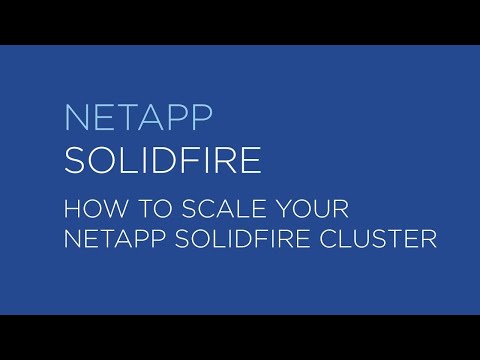 How to Install and Scale Your NetApp SolidFire Cluster