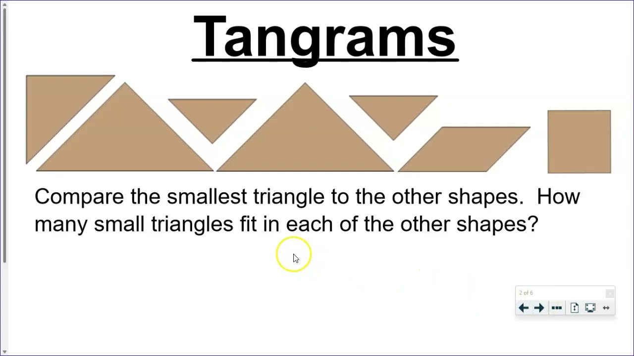 Exploring Tangrams and Pattern Blocks