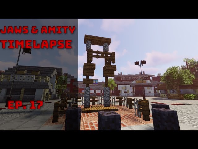 Universal Jaws The ride and Amity Island Minecraft Map