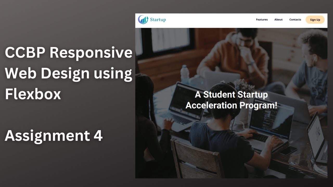 Responsive Navbar | CCBP Flexbox Coding Assignment 4 Solution | Responsive Web Design using Flexbox