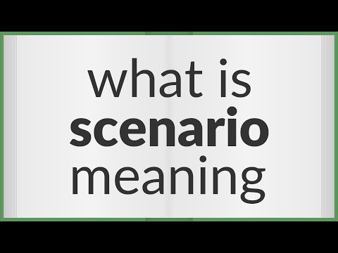 Scenario | meaning of Scenario