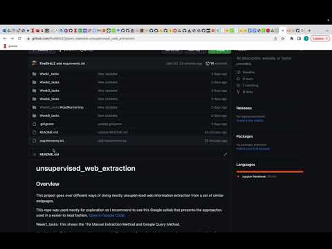 GitHub - FireBirdJZ/jason-zalewski-unsupervised_web_extraction