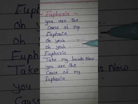 Euphoria#song by BTS💜#song lyrics