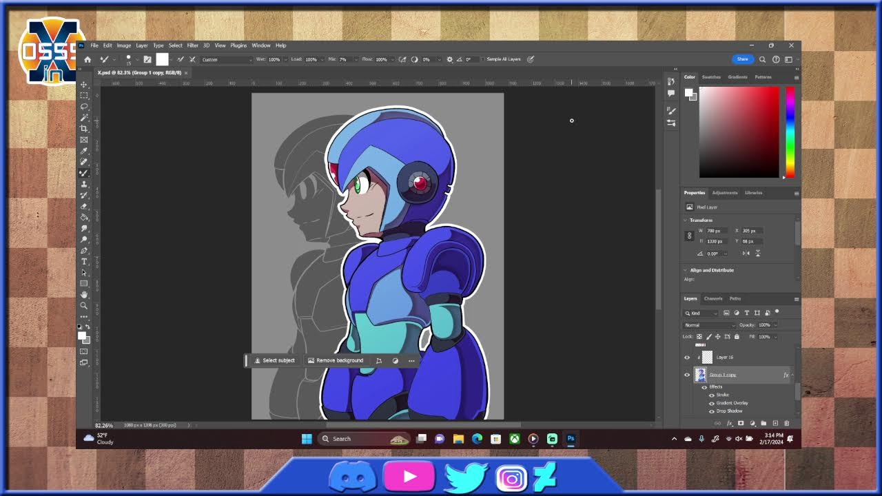 Drawing Stream: Megaman X