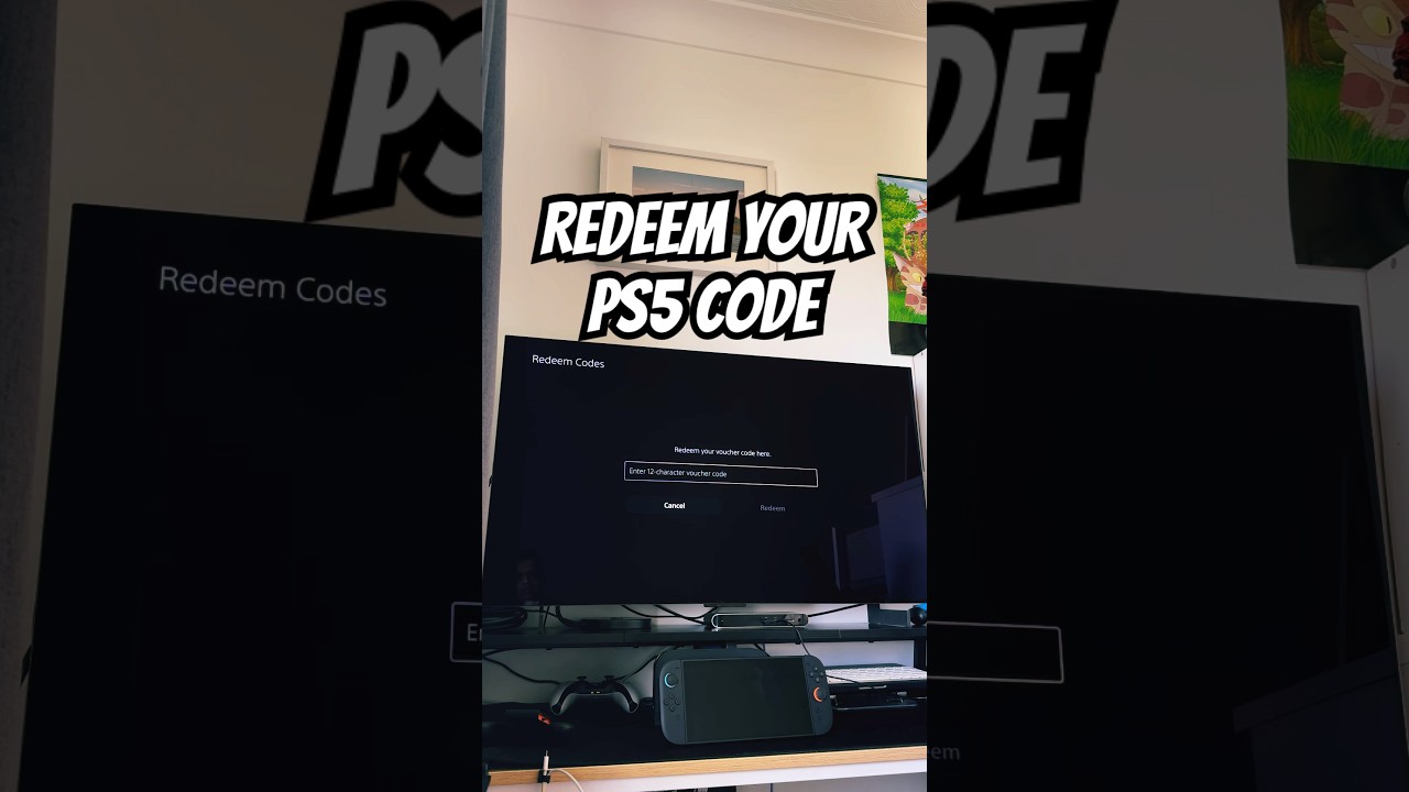 How to Redeem your Game Voucher Code in PS5