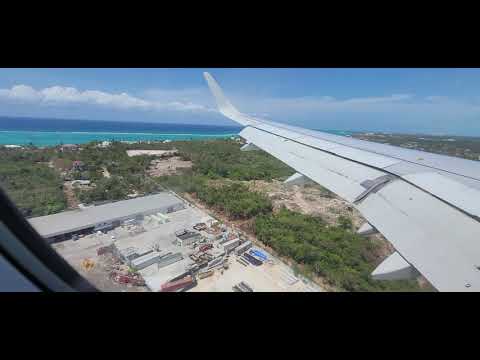 Arriving in Nassau, Bahamas.