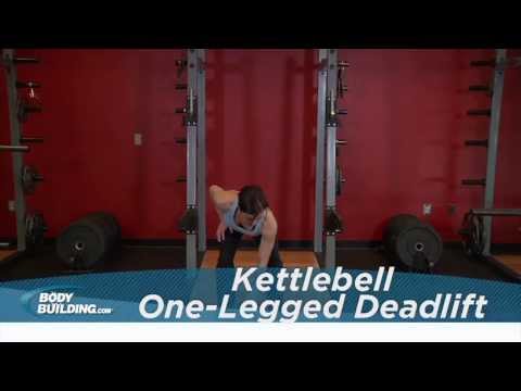 movimente.me - Catálogo de Exercícios, Stiff Unilateral com Kettlebell