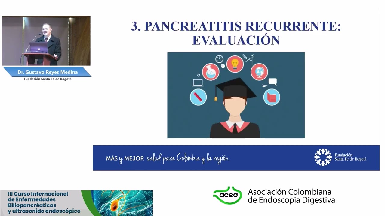 Enfoque de la pancreatitis aguda recurrente.  Dr. Gustavo Reyes Medina
