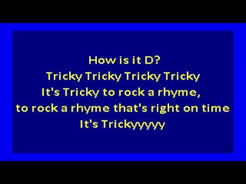 Run DMC - It's Tricky (karaoke)