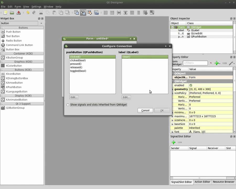 Python and Qt4 Designer Part#1 - Hello World