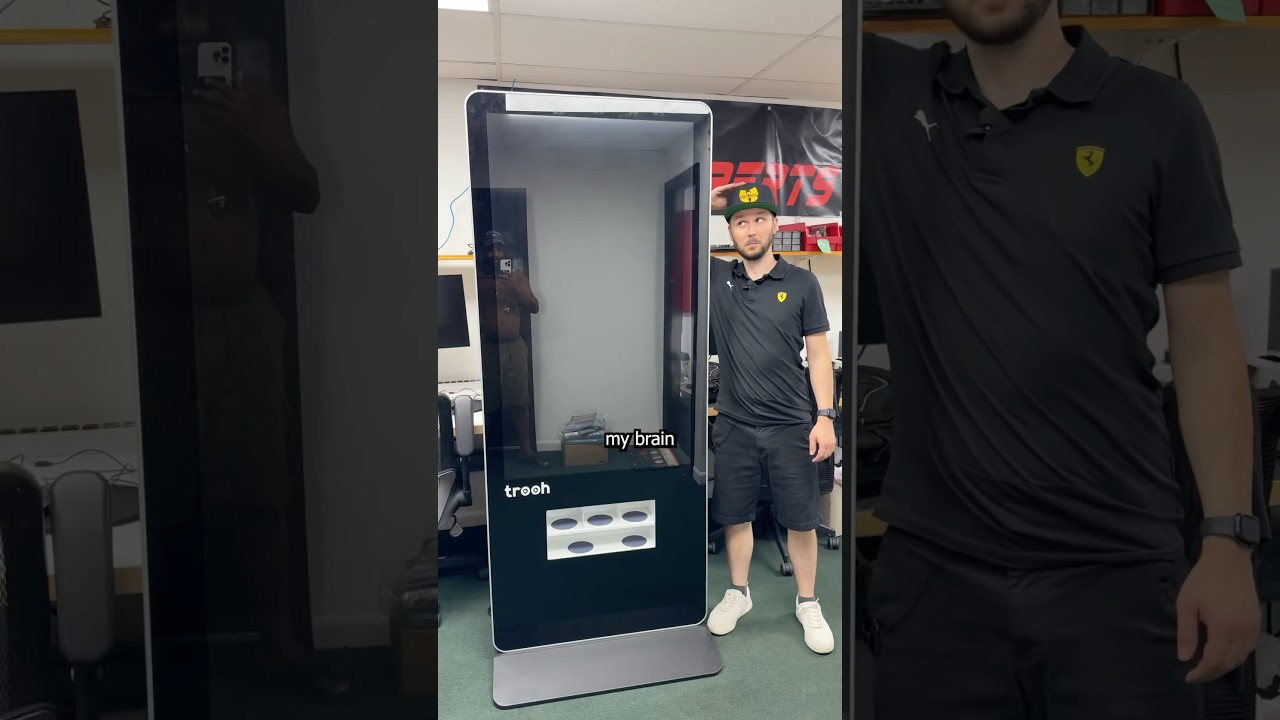 A School TRASHED This Digital Sign Kiosk - I Fixed it for $30 #shorts #technology #tech #pc