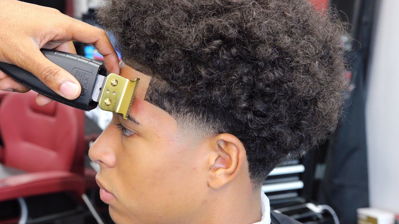 HAIRCUT TUTORIAL: TAPER WITH LONG CURLY HAIR